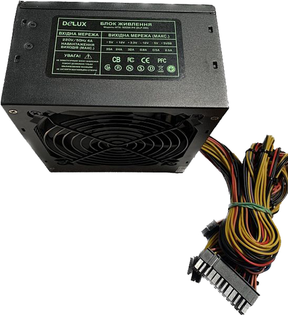 Блок питания Delux DLP-35D 500W Black – фото, отзывы, характеристики в ...