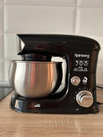 Планетарний міксер Rainberg RB-8081, чаша 5 літри, 5 швидкостей, тістоміс. – фото, відгуки ...