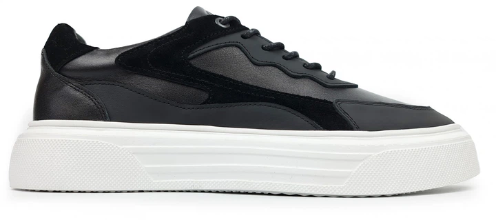 Кеди шкіряні BRAXTON 312mbz 42 28 см Чорні – Оригинальная обувь | ROZETKA