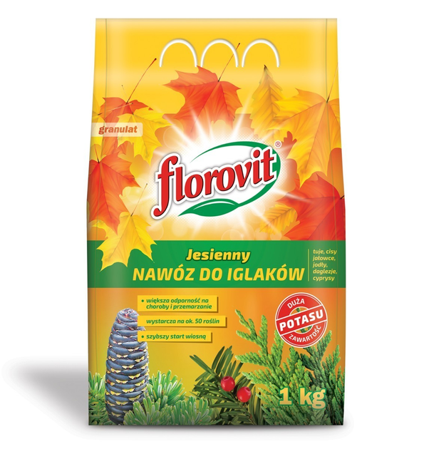 Удобрение для хвойных осеннее Florovit (Флоровит) 1 кг – купить онлайн ...