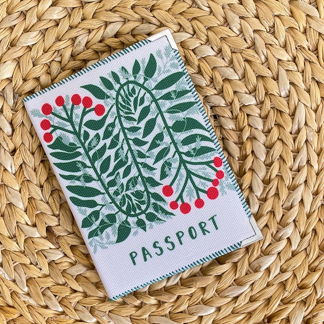 Обложка на паспорт Presentville с принтом Рябина – фото, отзывы ...