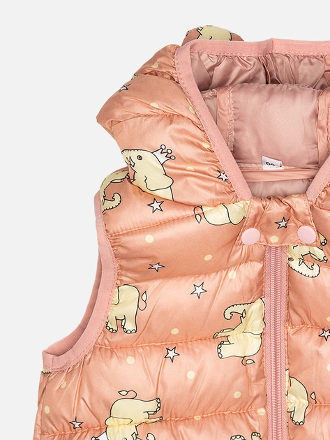 Утепленный жилет для девочки. 110 цвет персиковый SHENG BOYI ЦБ-00222277 от продавца: QZI – в ...