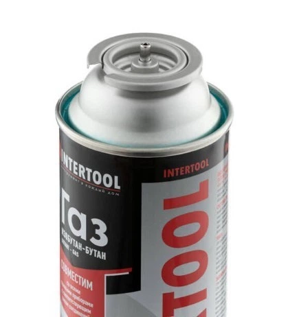 Баллон газовый, цанговое соединение Intertool 220 г GS-0022 – фото, отзывы, характеристики в ...