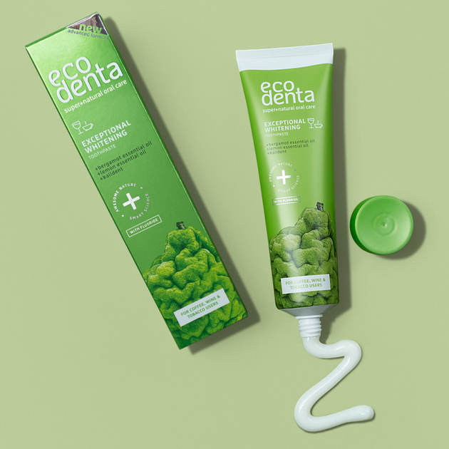 Зубная паста Ecodenta Expert Line Отбеливание с эфирными маслами ...