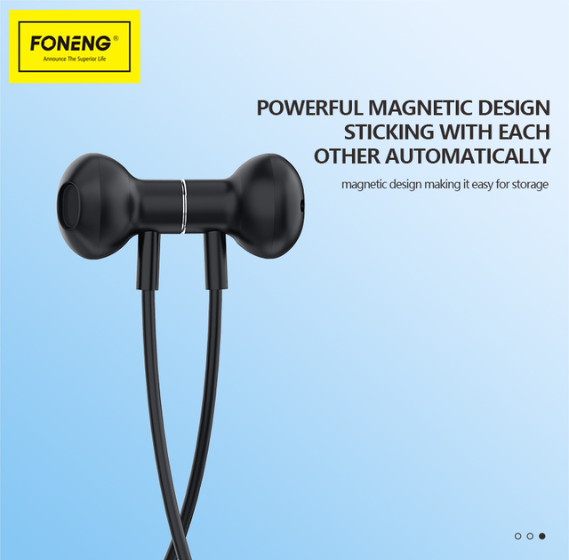 Беспроводные наушники на шею FONENG Super Endurance Neckband BL37 ...