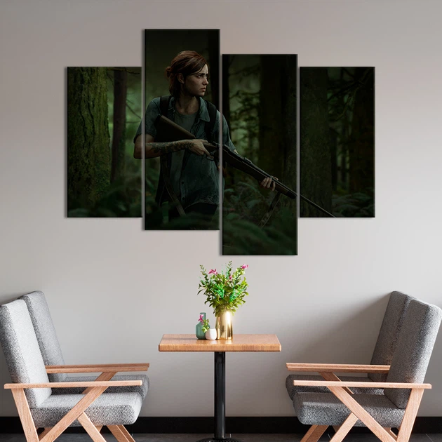Настінний декор ідея для подарунку картина на полотні картина в офіс Постер гри The Last Of Us