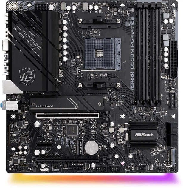 Материнская плата ASRock B550M PG Riptide (AM4, AMD B550, PCI-Ex16 ...