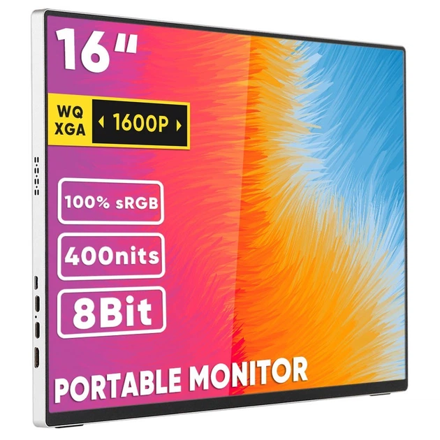 Портативний ультратонкий 2,5K монітор Sibolan 16" 2560*1600 IPS – фото, отзывы, характеристики в ...