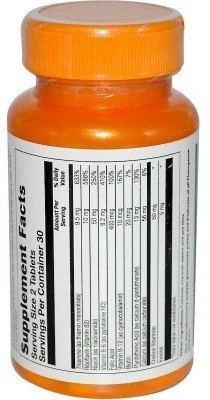 Thompson B Complex Plus Rice Bran 60 Tabs Витаминный B-комплекс с ...