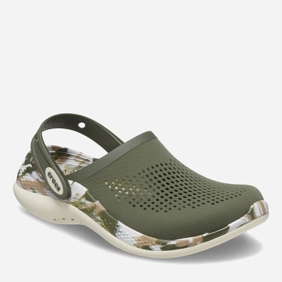 Жіночі крокси Crocs 207634-3TC-M6/W8 38-39 23.8 см Army Green/Multi (196265421480) – в інтернет ...