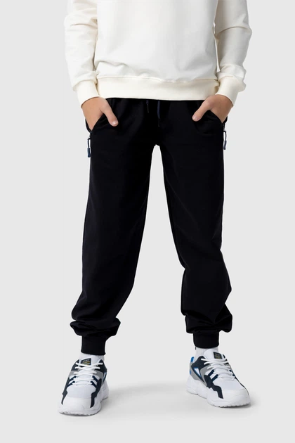 Спортивные штаны с принтом для мальчика Pitiki 29431 170 см Темно-синий ...