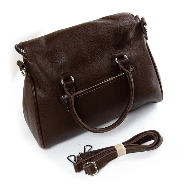 Женская сумка из натуральной мягкой кожи PR-230928-38230 коричневый от ...