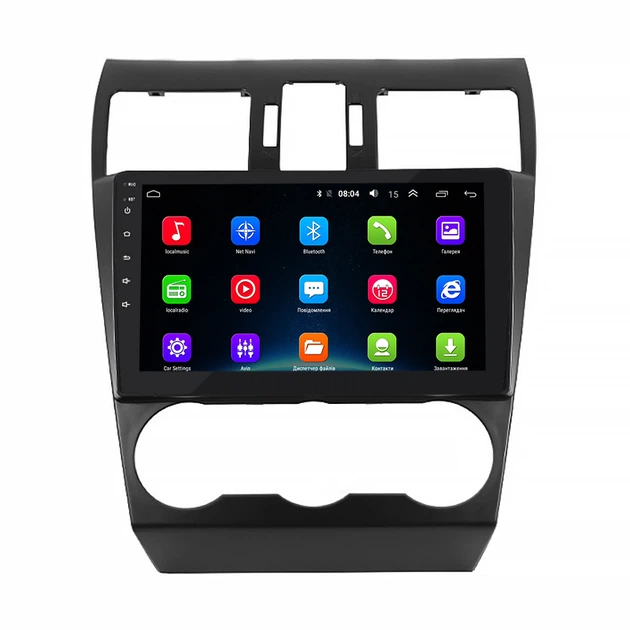 Штатная магнитола Lesko для Subaru Impreza IV Рестайлинг 2014-2016 экран 9" 2/32 Wi-Fi Optima ...