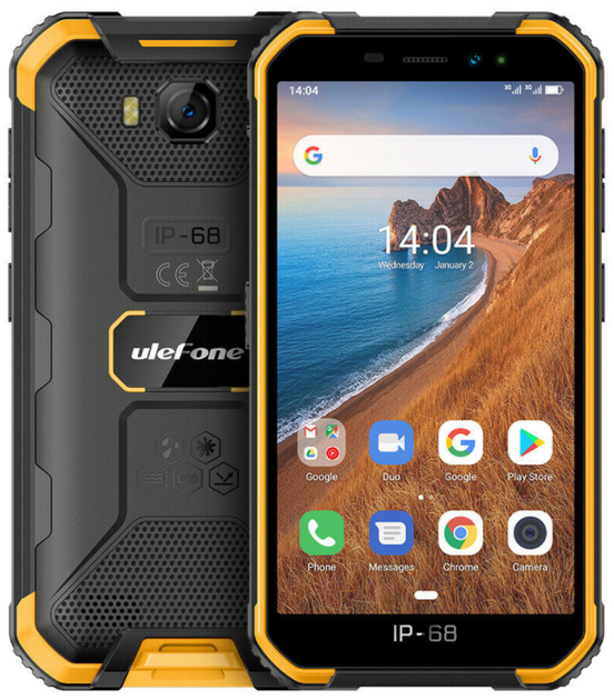 Защищенный смартфон Ulefone Armor X6 ip68 2/16gb black-orange – фото ...