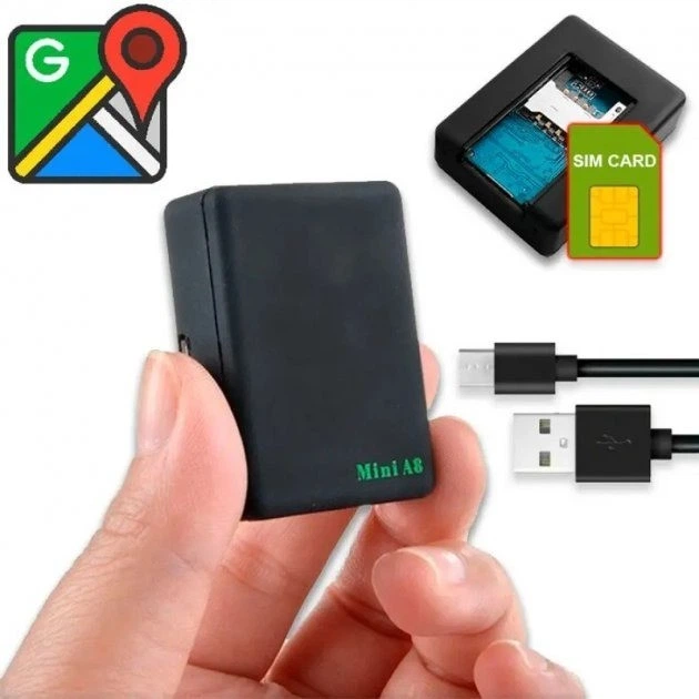 Міні GPS трекер 3х4 см Mini A8 для відстеження (8AMNTRK) TIN66 – фото ...