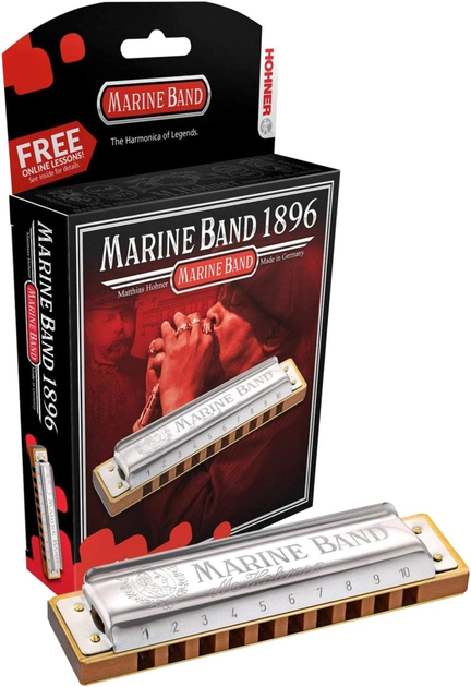 Губная гармошка Hohner M1896276X Marine Band 1896 F#m Box (127815 ...