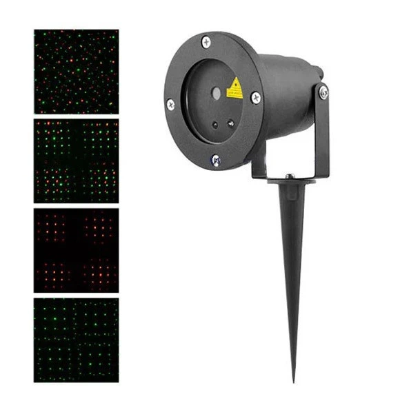 Лазерный проектор Star Shower metal 66 RG 12-83 Черный лазерная ...