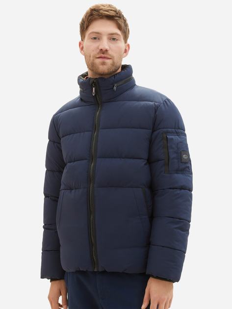 Куртка зимняя короткая мужская Tom Tailor 1037336 L Синяя ...