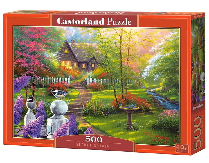 Пазл Castorland, Тайный сад, 500 деталей (B-53858) – игрушки с ...