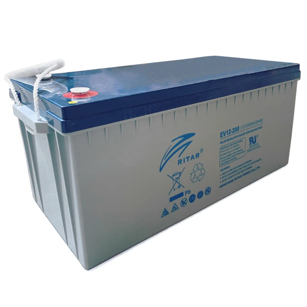 Тяговий акумулятор AGM RITAR EV12-200, M8, 12 В 200 Аг – фото, відгуки, характеристики в ...