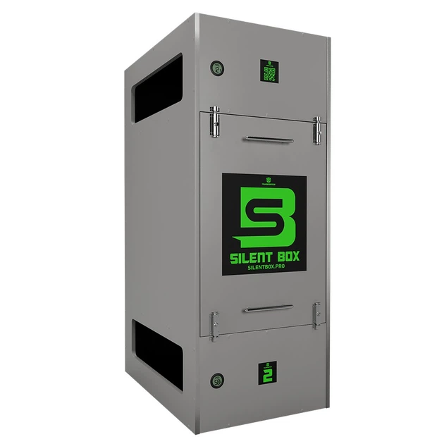 Шумобокс на два асіка SILENT BOX TRANSFORMER 2 Gray Vertical ...