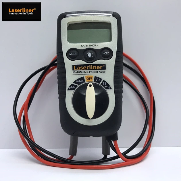 Цифровий мультиметр Laserliner MultiMeter-Pocket Auto (DT), б/в – фото ...