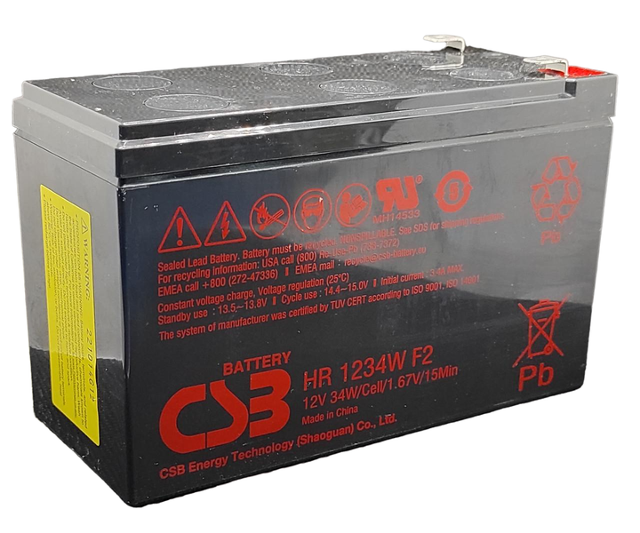 Аккумуляторная батарея CSB HR1234WF2 12V 9Ah – фото, отзывы ...