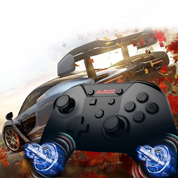 Беспроводной геймпад Ajazz AG180 (Bluetooth, Type-C, 500 мАч, серый ...
