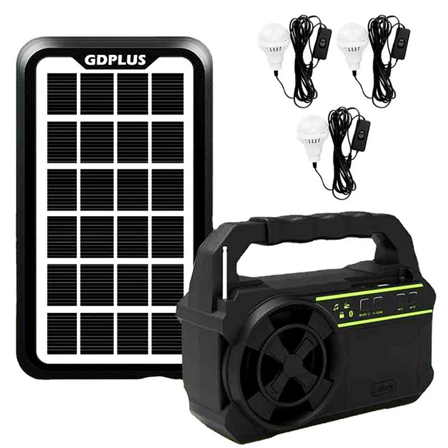 Многофункциональный LED фонарь GDPLUS GD-8081 с солнечной панелью ...