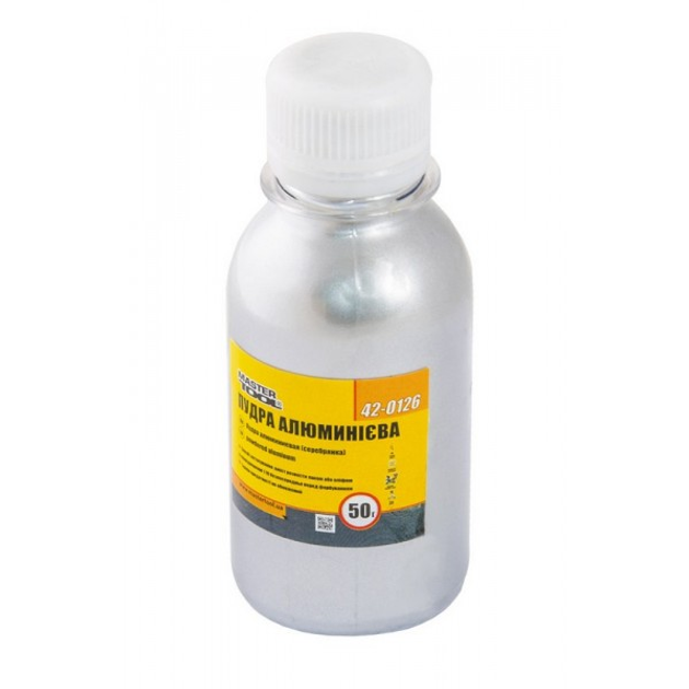 Пудра алюминиевая (серебрянка) 50 г MASTERTOOL GM (42-0126) – фото ...