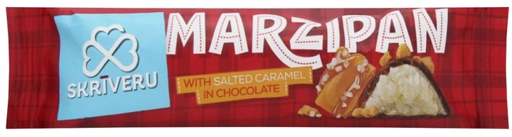 Батончик Skriveru Gotina марципановый в белом шоколаде с соленой ...