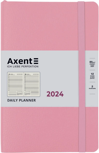 Ежедневник Axent Partner Soft Skin 2024 14.5х21 см пудровый (8810-24-24-A) – фото, отзывы ...
