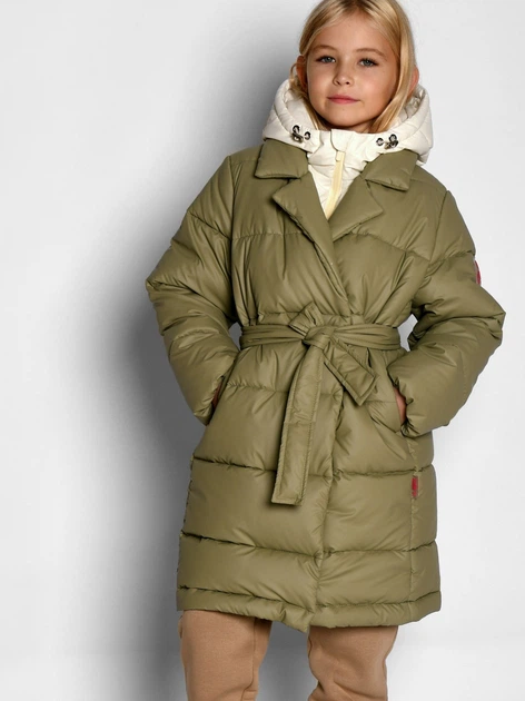 Подростковое зимнее пуховое пальто для девочки X-Woyz DT-8344-32 42 158 ...