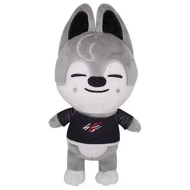 М'яка іграшка плюшева Wolf Chan (Bang Chan) Skzoo Stray Kids 24 см 355 ...