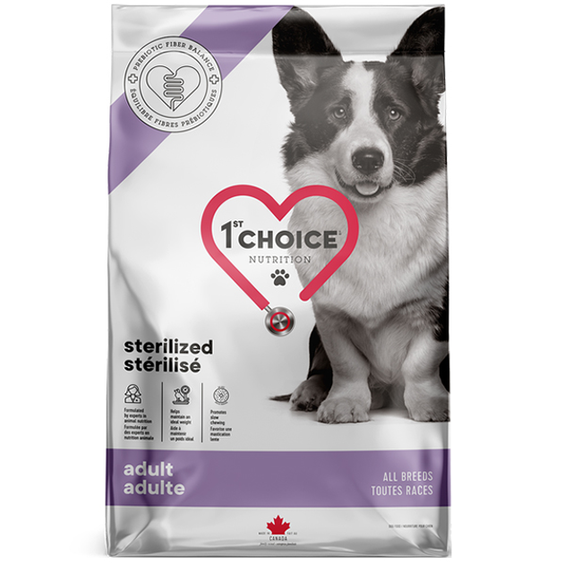Сухой корм 1st Choice Sterilized для стерилизованных собак всех пород с ...