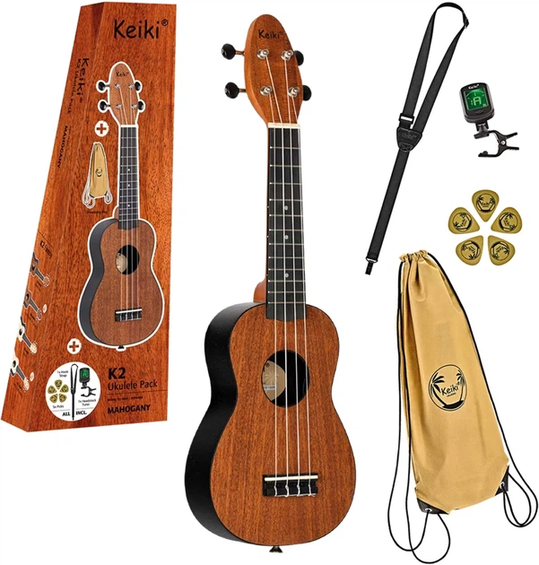 Укулеле Ortega Keiki Pack K2-MAH Sopano Mahogany комплект (R127142 ...