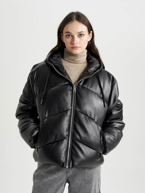 Куртка зимняя короткая женская DeFacto A0804AX-BK27 XS Black ...