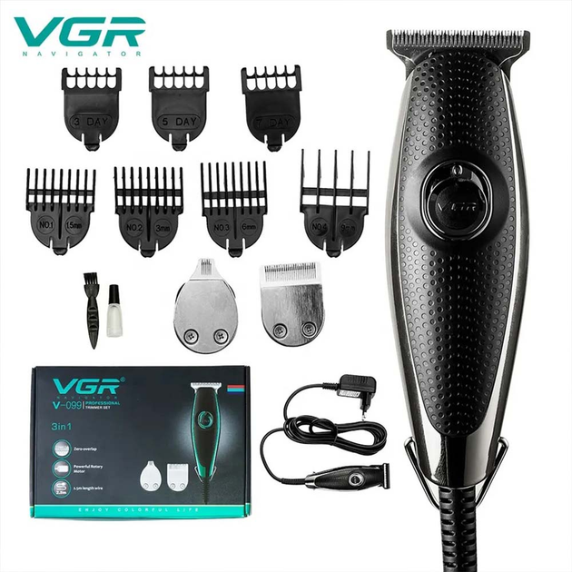 Профессиональная машинка для стрижки волос VGR V-099 – фото, отзывы ...
