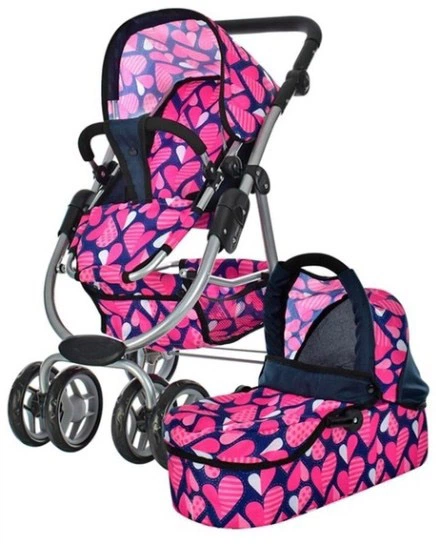 Коляска для кукол Melogo 9662M (Melogo 9662M pink/blue) – игрушки с ...