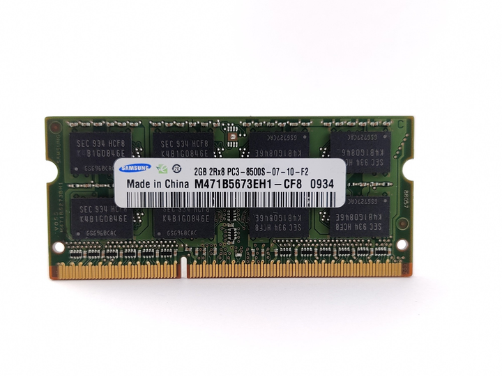 Оперативная память для ноутбука SODIMM Samsung DDR3 2Gb 1066MHz PC3 ...