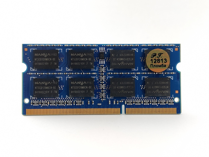 Оперативная память для ноутбука Sodimm Nanya Ddr3 2gb 1066mhz Pc3 8500s