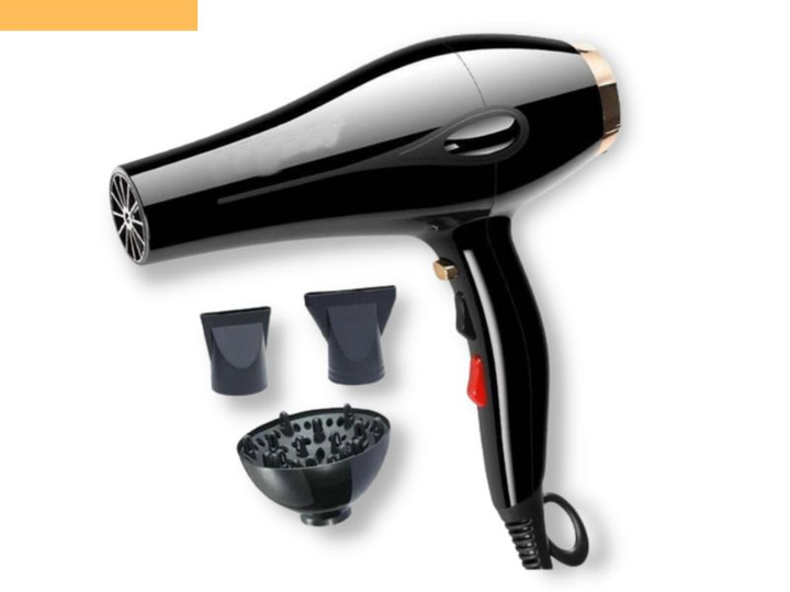 Фен для укладки волос компактный с диффузором XPRO SK-2213 черный ...