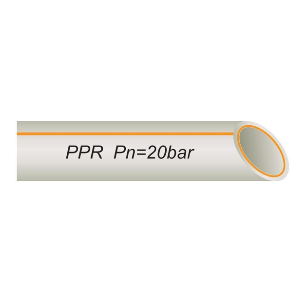 Труба VSplast PPR Fiber PIPE ф20х3.4mm стекловолокно - 1 метр – фото ...