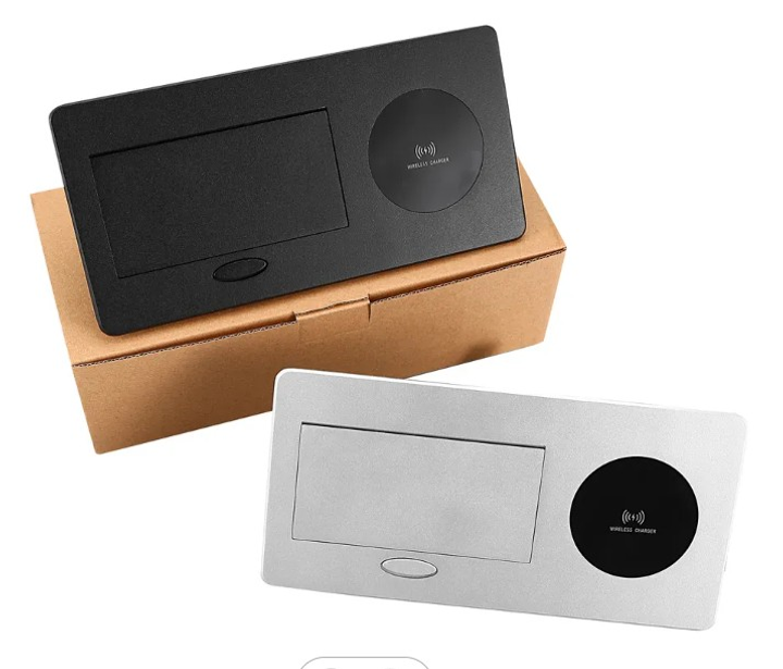 Выдвижной розеточный блок Rewnssin 1 розетка + 2 USB, индукционная ...