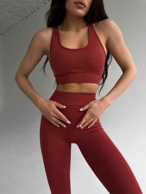 Бесшовный костюм UACTIVE для фитнеса лосины с высокой талией и Pushup и ...