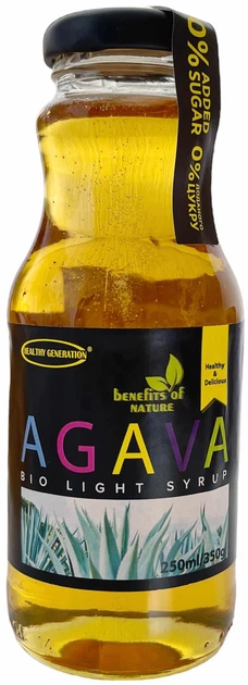 Купить Био сироп Агавы Healthy Generation светлый 250 мл (4820233350705 ...