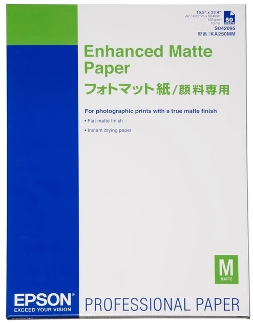 Фотобумага Epson Enhanced Matte / Archival Matte Paper A2 25 шт ...
