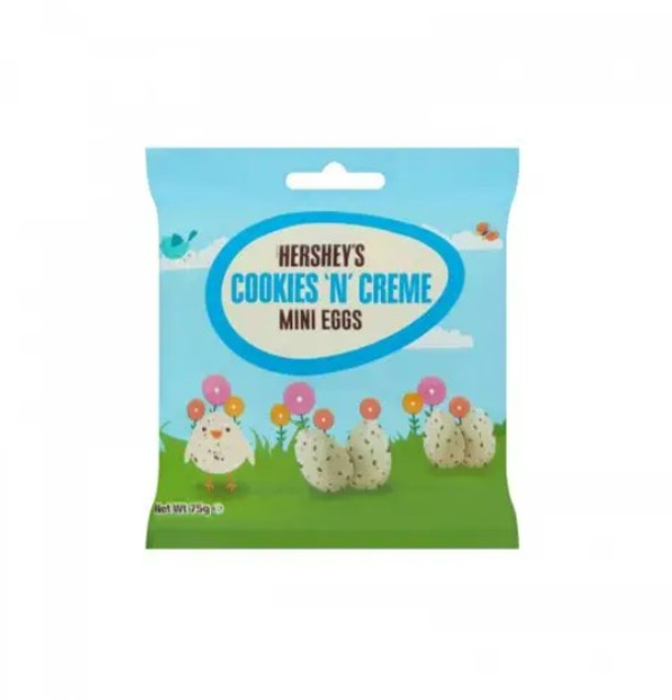 Шоколадные яйца Hershey’s Cookies ‘N’ Creme Mini Eggs 75г – купить в ...