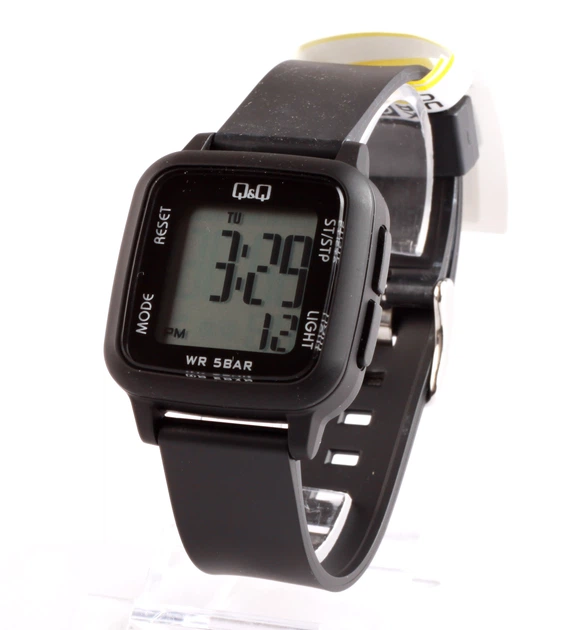 Наручные часы Q&Q G02A-001VY Серый/Черный Электронный механизм – купить онлайн на ROZETKA