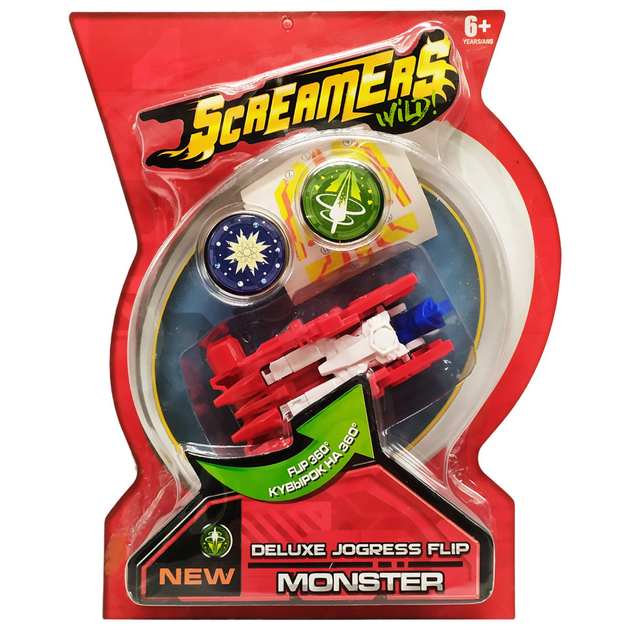 Детская машинка-трансформер Дикий скричер Screechers Wild! 668AB Вид 2 ...